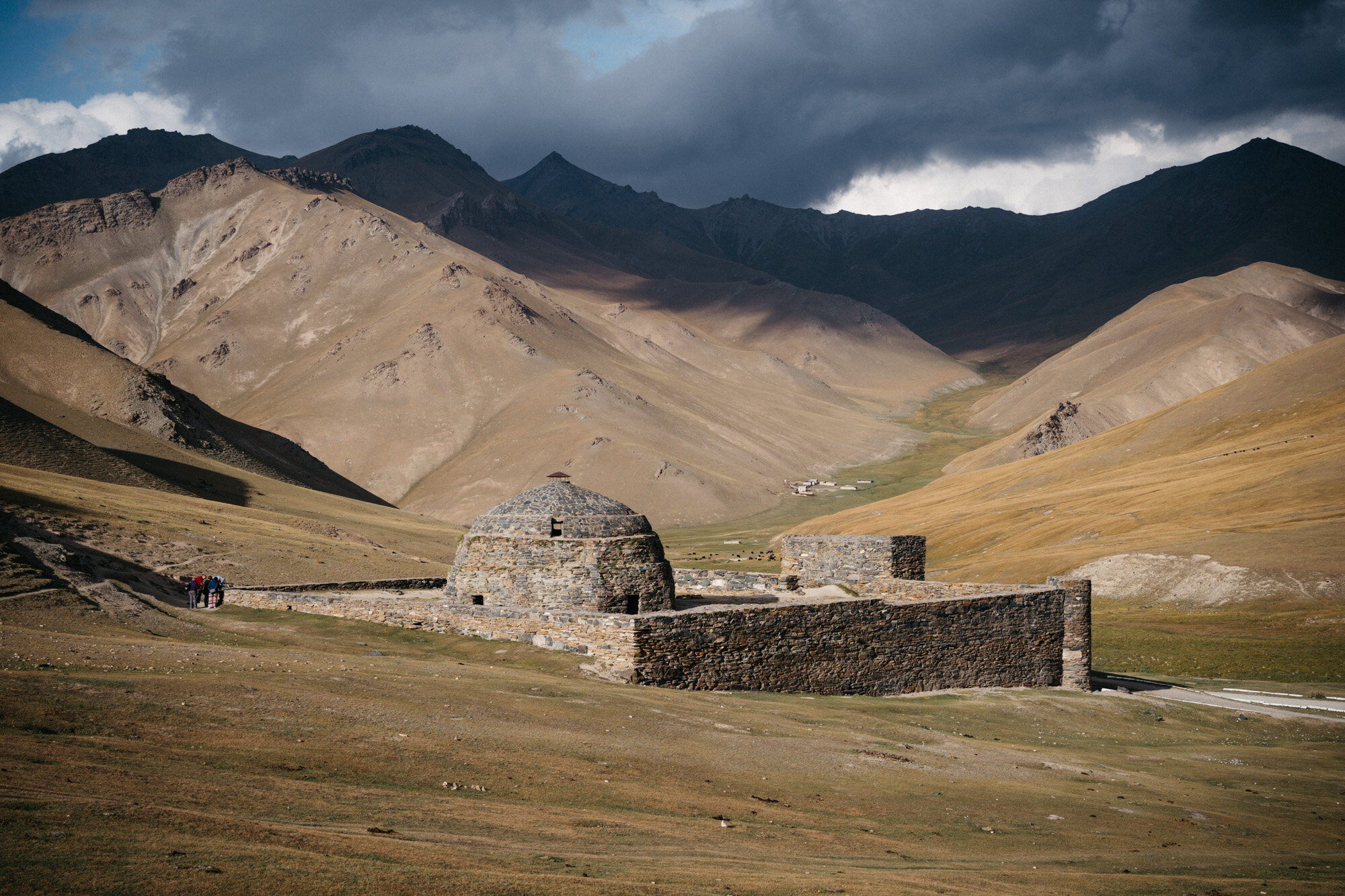 The lonely caravanserai at Tash Rabat - The Silk Road
