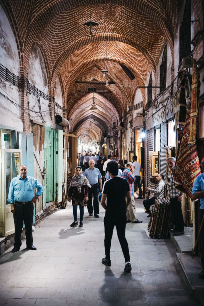 Tabriz's Grand Bazaar - The Silk Road
